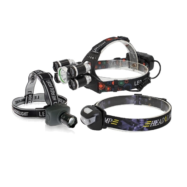 LED HOOFDLAMP OUTDOOR | DIVERSE MODELLEN | USB OPLAADBAAR