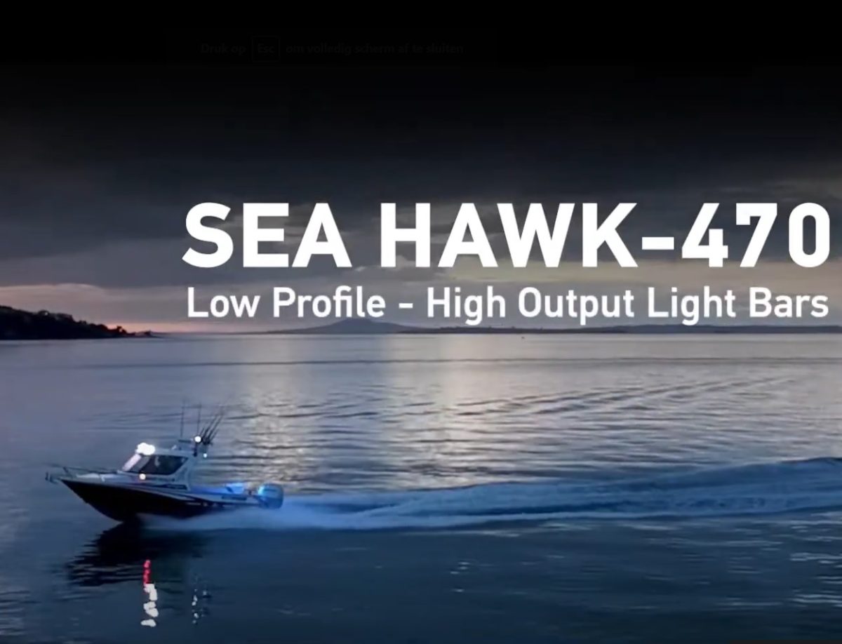 Hella Sea Hawk 350 Flood wit - Led Light Bar - 5 jaar gar.