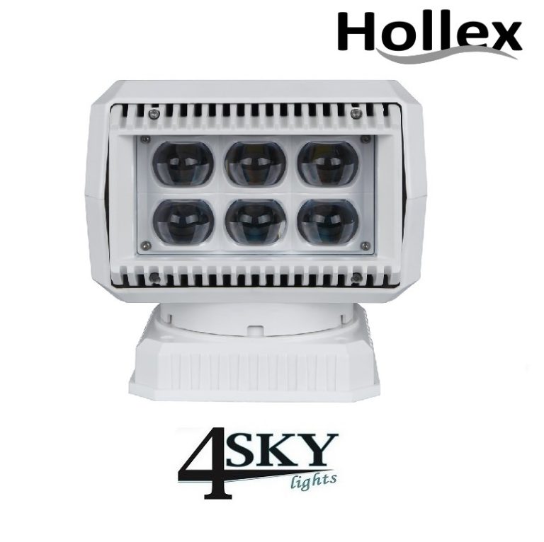 Hollex 60 watt LED zoeklicht | Remote | 4800 lumen