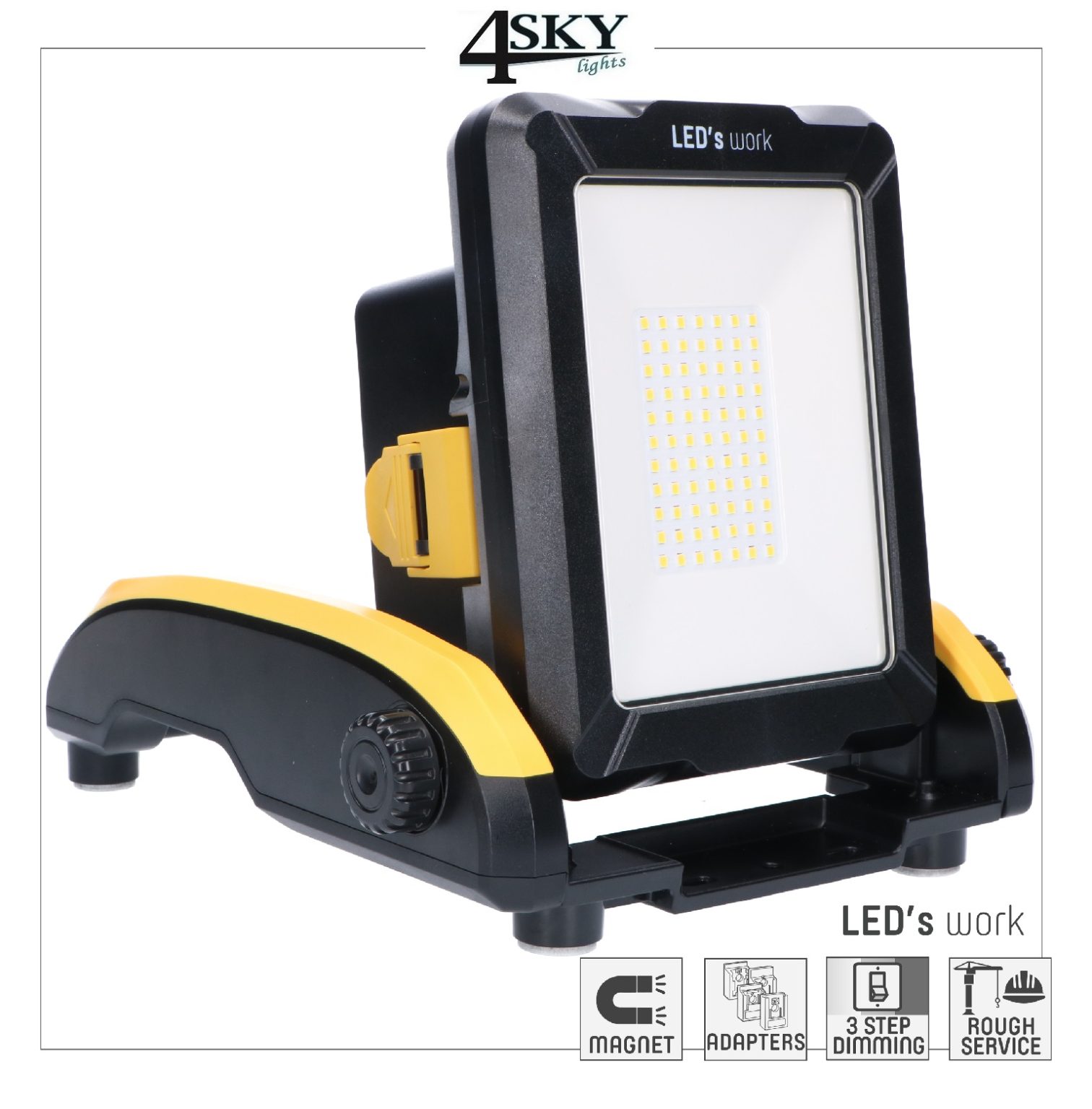 Accu 20 watt LED werklamp 2900 Lumen