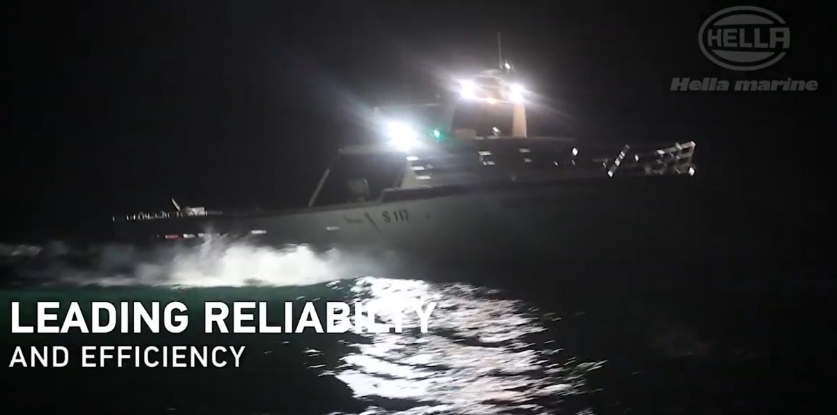 HypaLUME 24/48V DC LED werklamp - Hella Marine - 25.000 LM