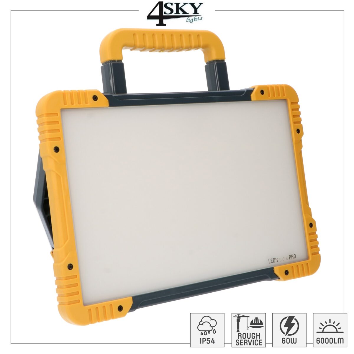 portable LED Werklamp 60 watt 220V | IK08 | 6500 Lumen