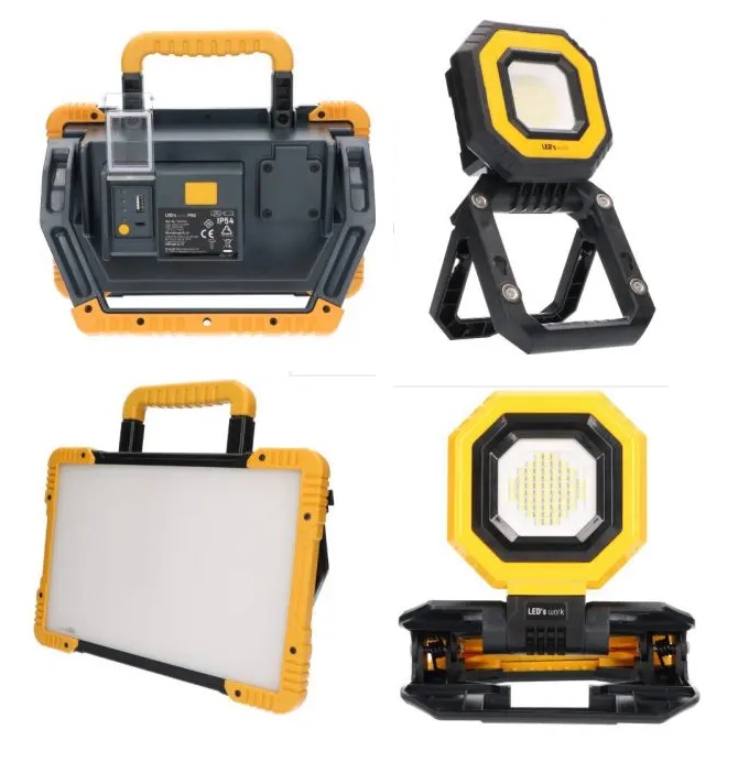 Led werkverlichting met accu, Hybride of op 220V