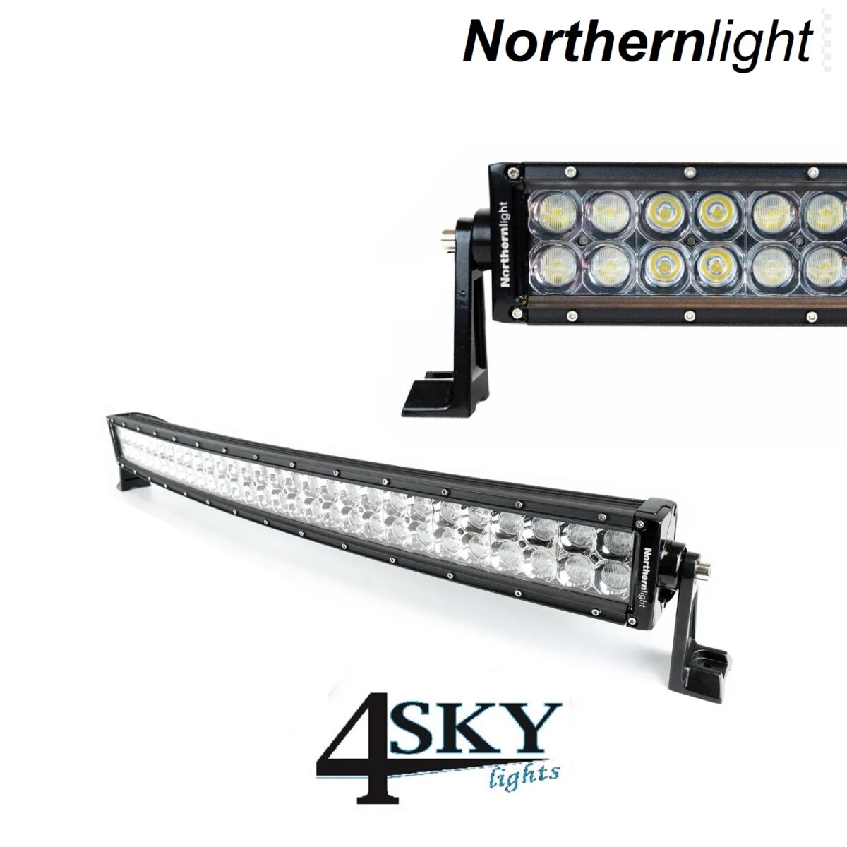 Northernlight 180 Watt gebogen combi Lichtbalk | ECE R10